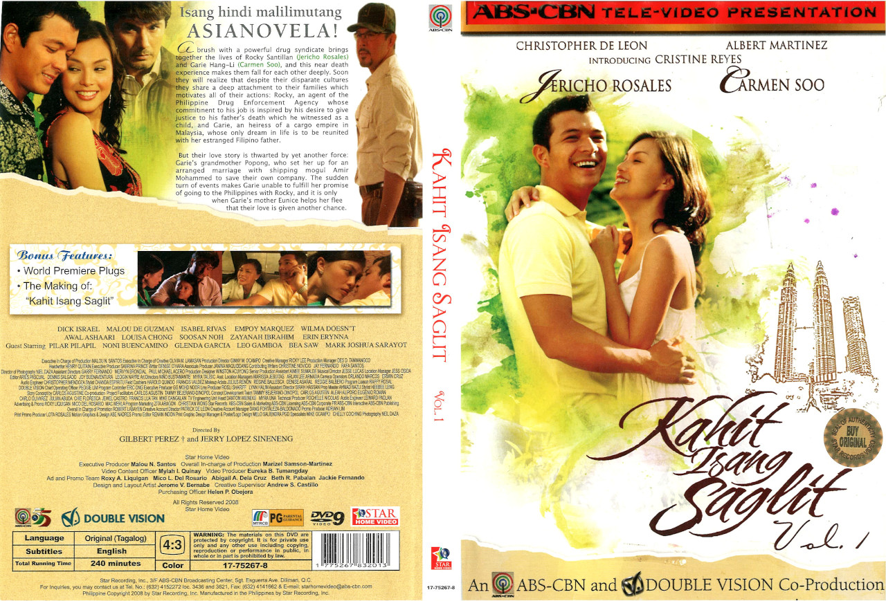 Filipino Tagalog Movies on DVD For Sale: Kahit Isang Saglit (6 Volume ...